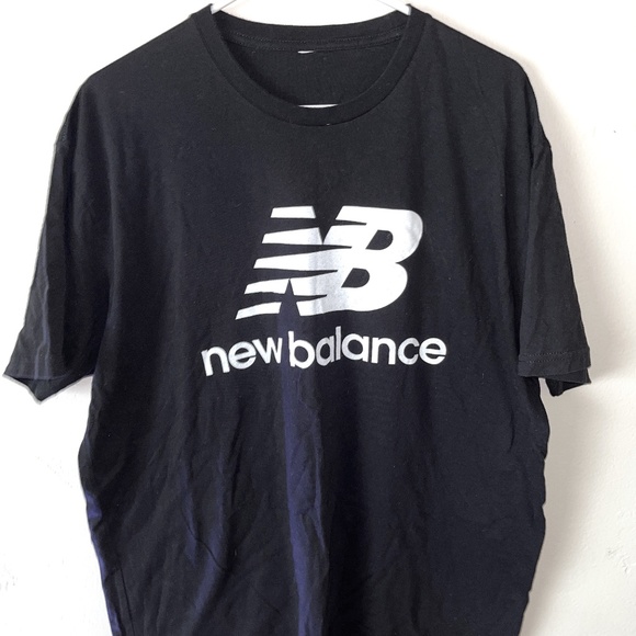 New Balance | Shirts | New Balance Mens Essentials Stacked Logo Short ...